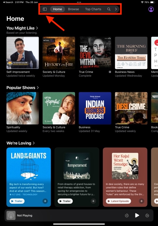 How to Use Floating Tab Bar on iPad in iPadOS 18 | Beebom