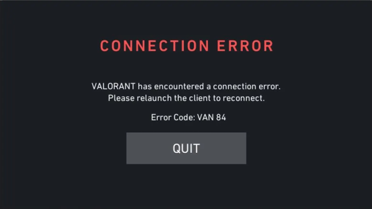 How to Fix the VAN 84 Error in Valorant | Beebom