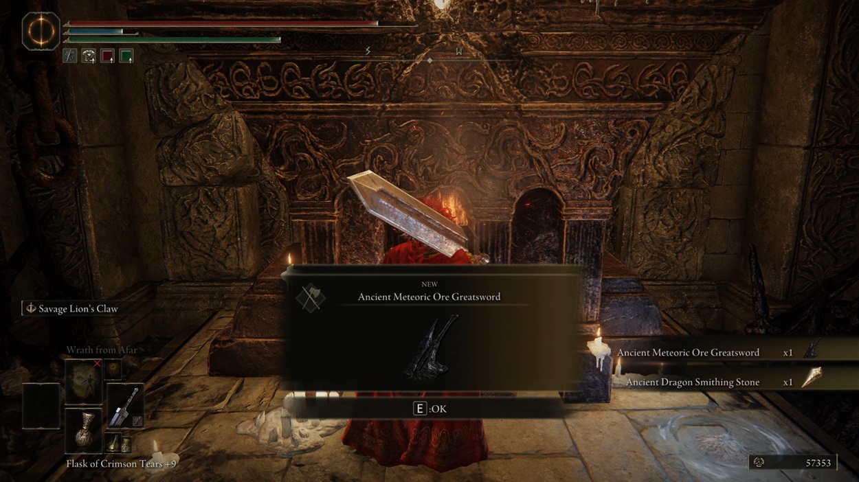 How to Get Ancient Meteoric Ore Greatsword in Elden Ring Shadow of the ...