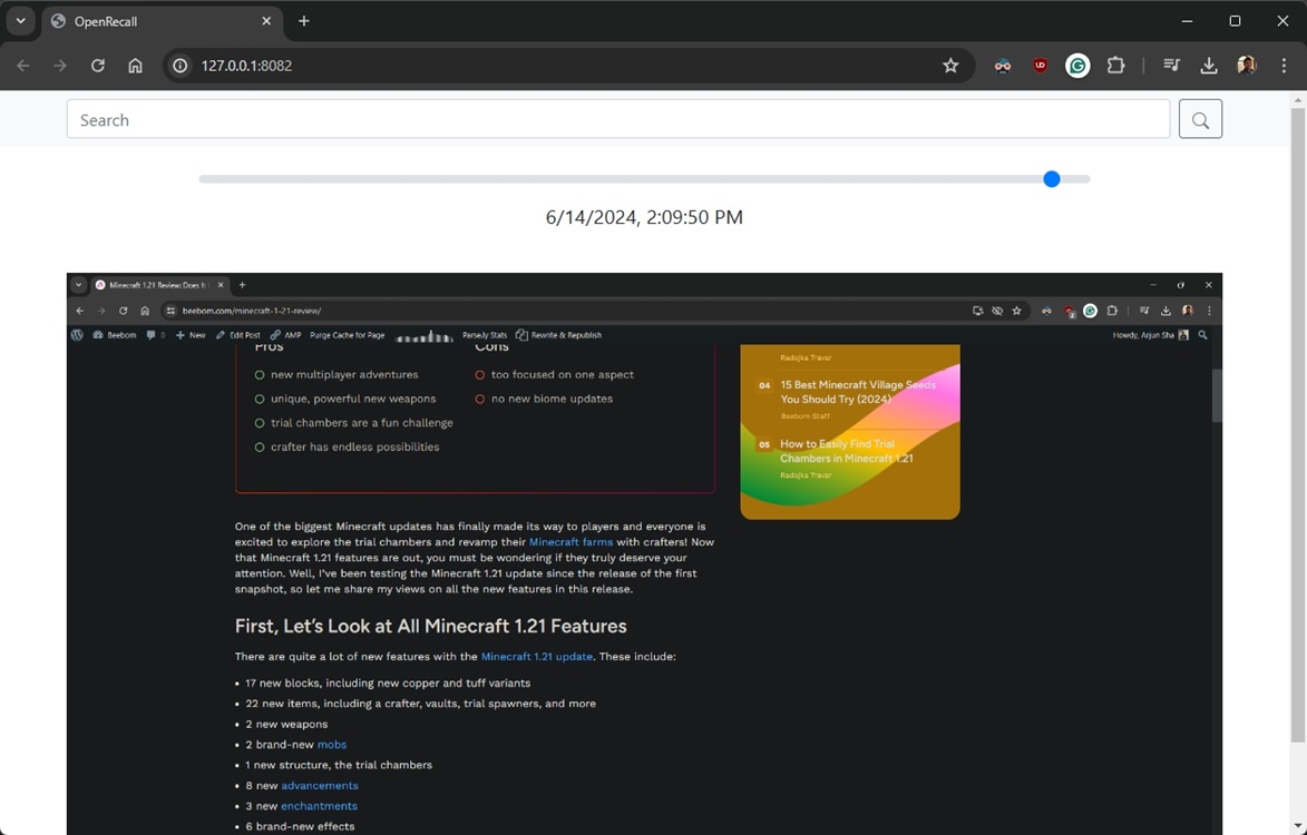 I Tested an Open-Source Alternative to Windows Recall That Works on Any ...