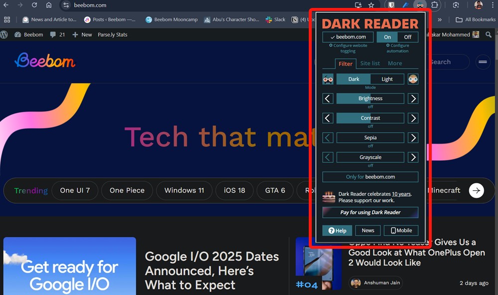 How to Enable Auto Dark Mode in Google Chrome | Beebom