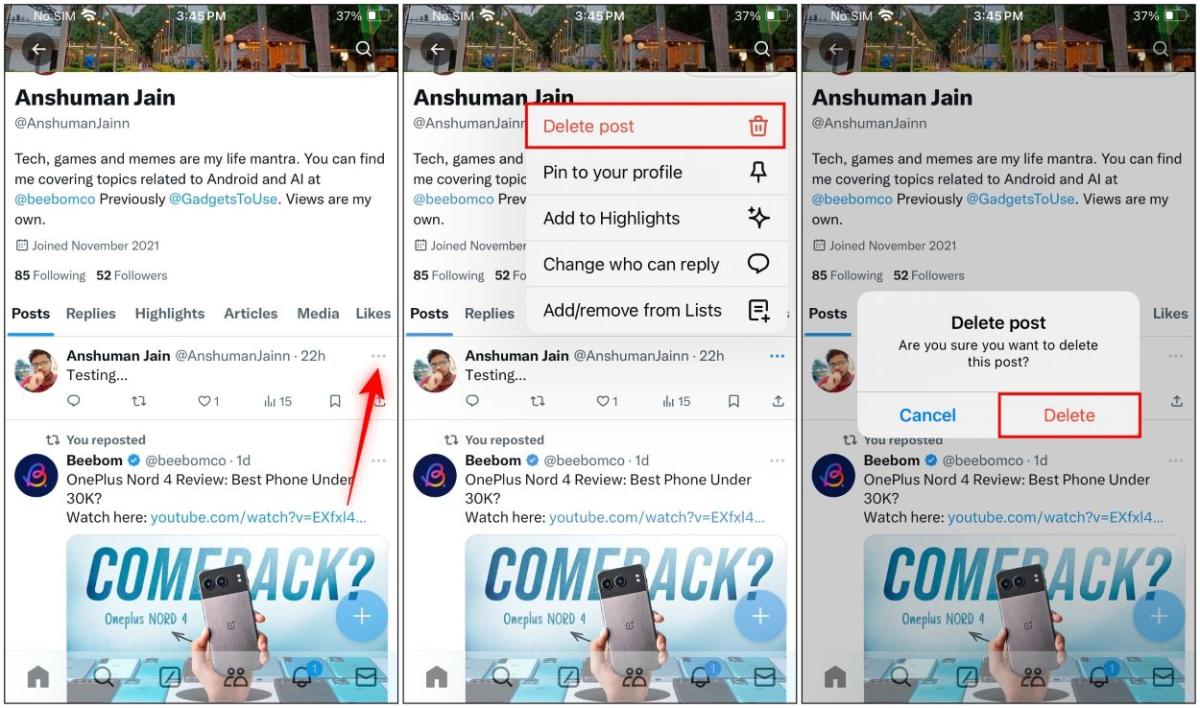 How to Delete One or All Tweets on X (Twitter) | Beebom