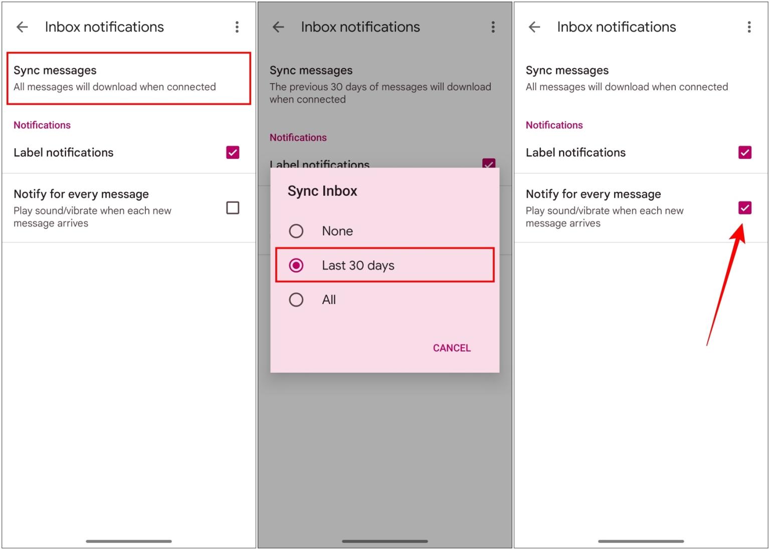 How to Set Up Gmail App Notifications on Android | Beebom
