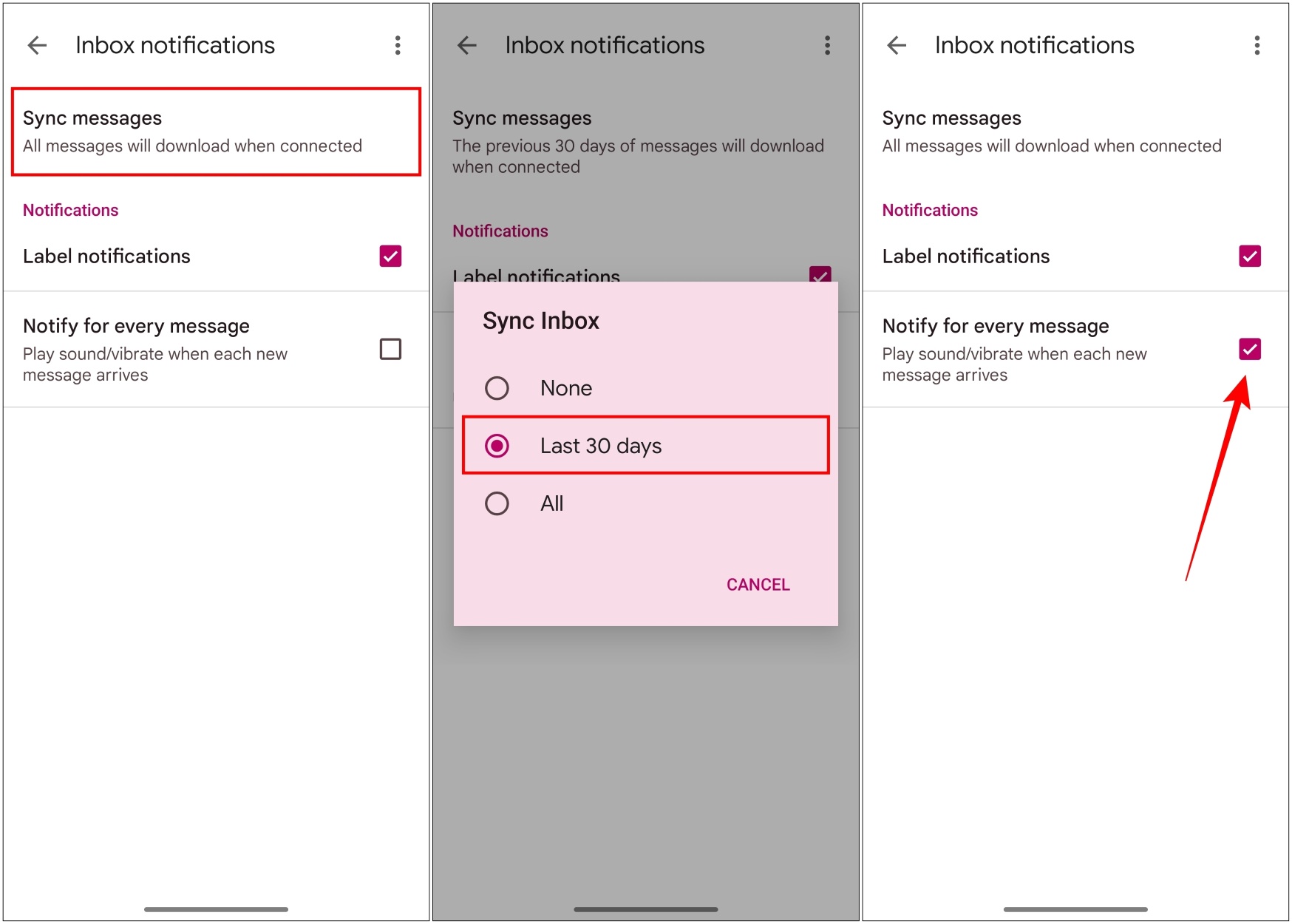 How to Set Up Gmail App Notifications on Android | Beebom