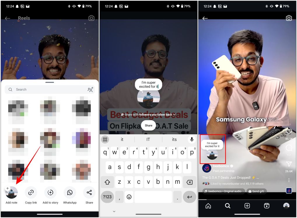 Instagram Rolls Out Private, Temporary Notes for Reels and Posts | Beebom