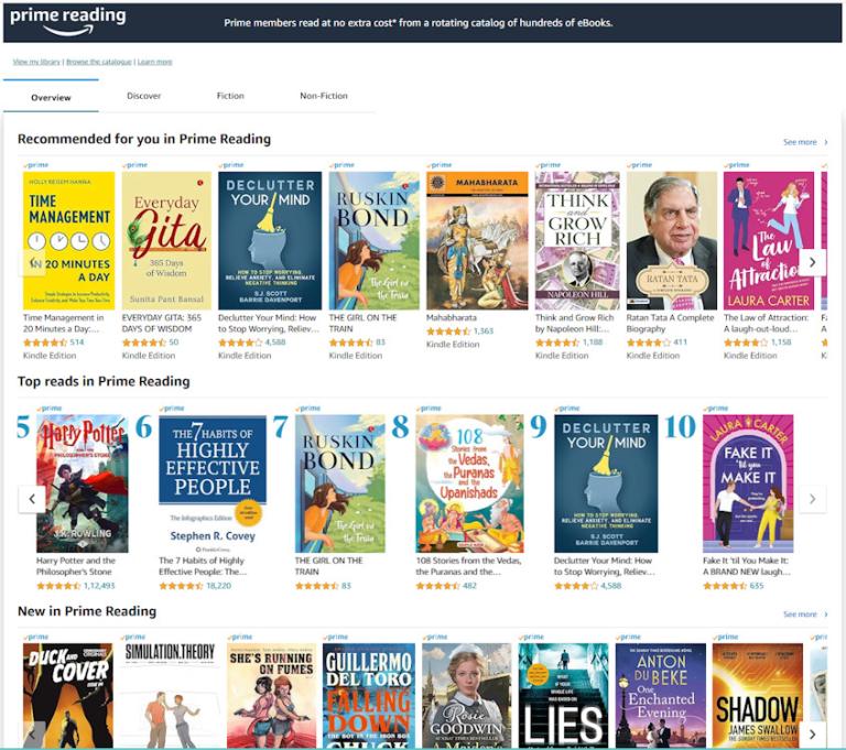 How to Use Amazon Prime Reading to Get Free eBooks | Beebom