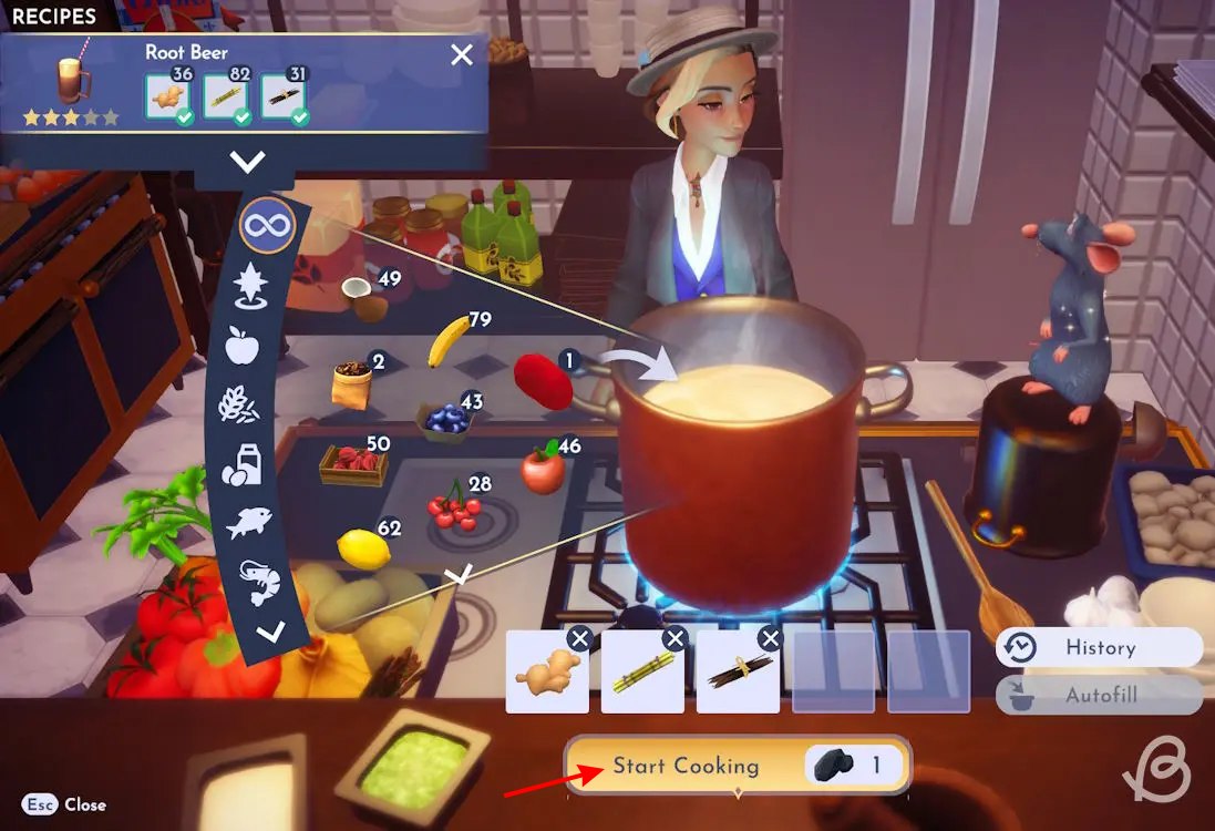 How to Make Root Beer in Disney Dreamlight Valley | Beebom