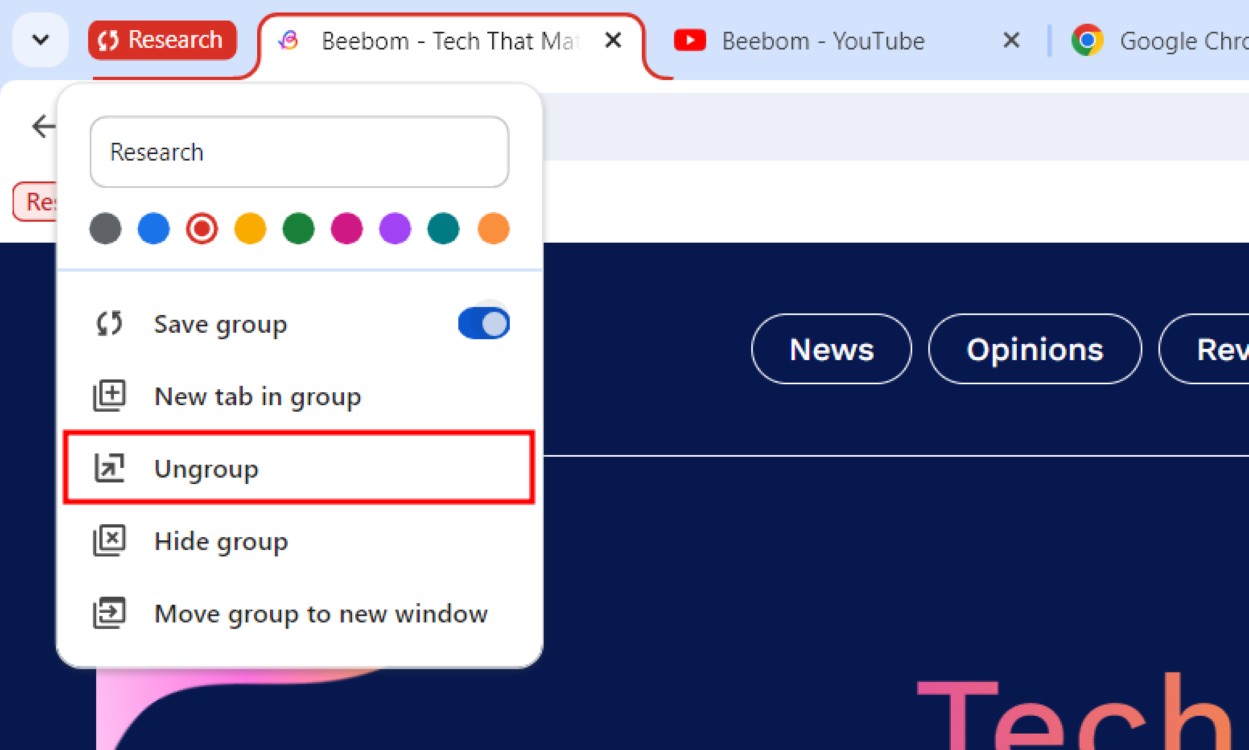 How to Create and Save Tab Groups in Chrome | Beebom