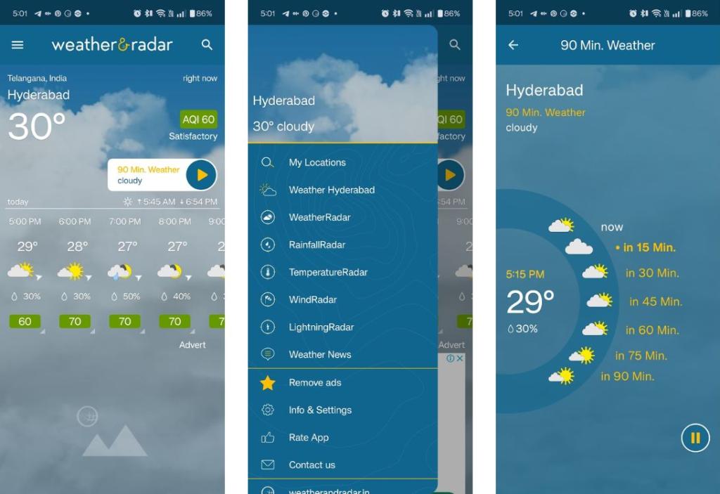 8 Best Weather Apps for Android | Beebom