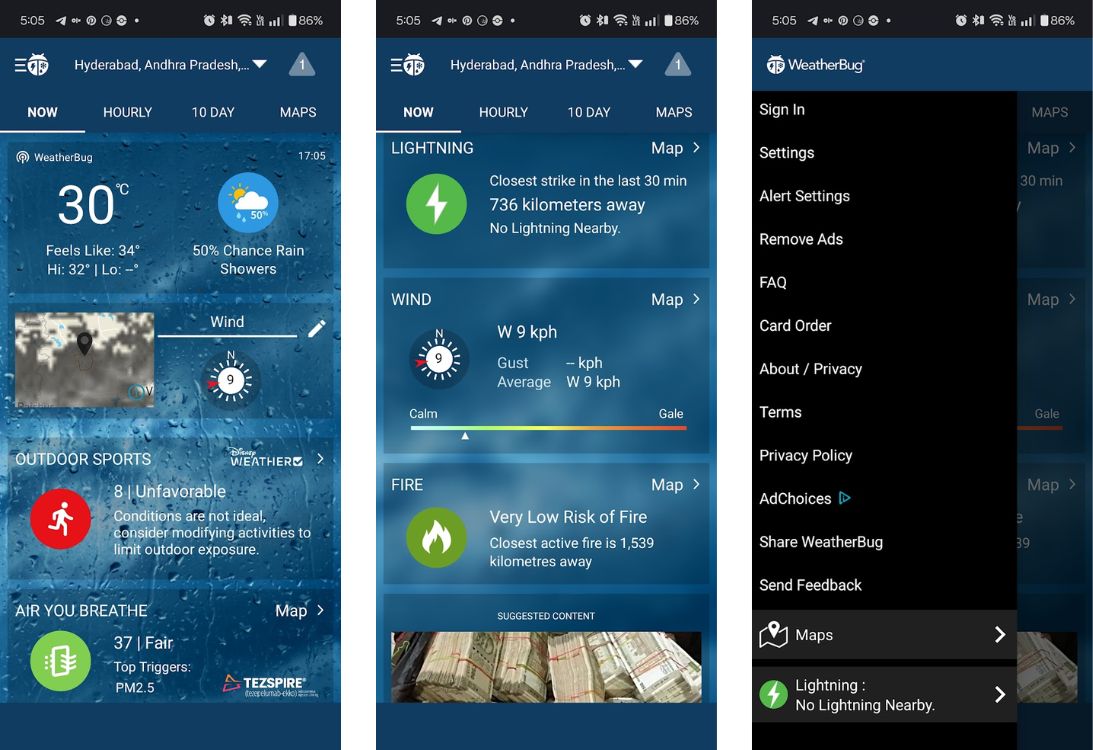 8 Best Weather Apps for Android | Beebom