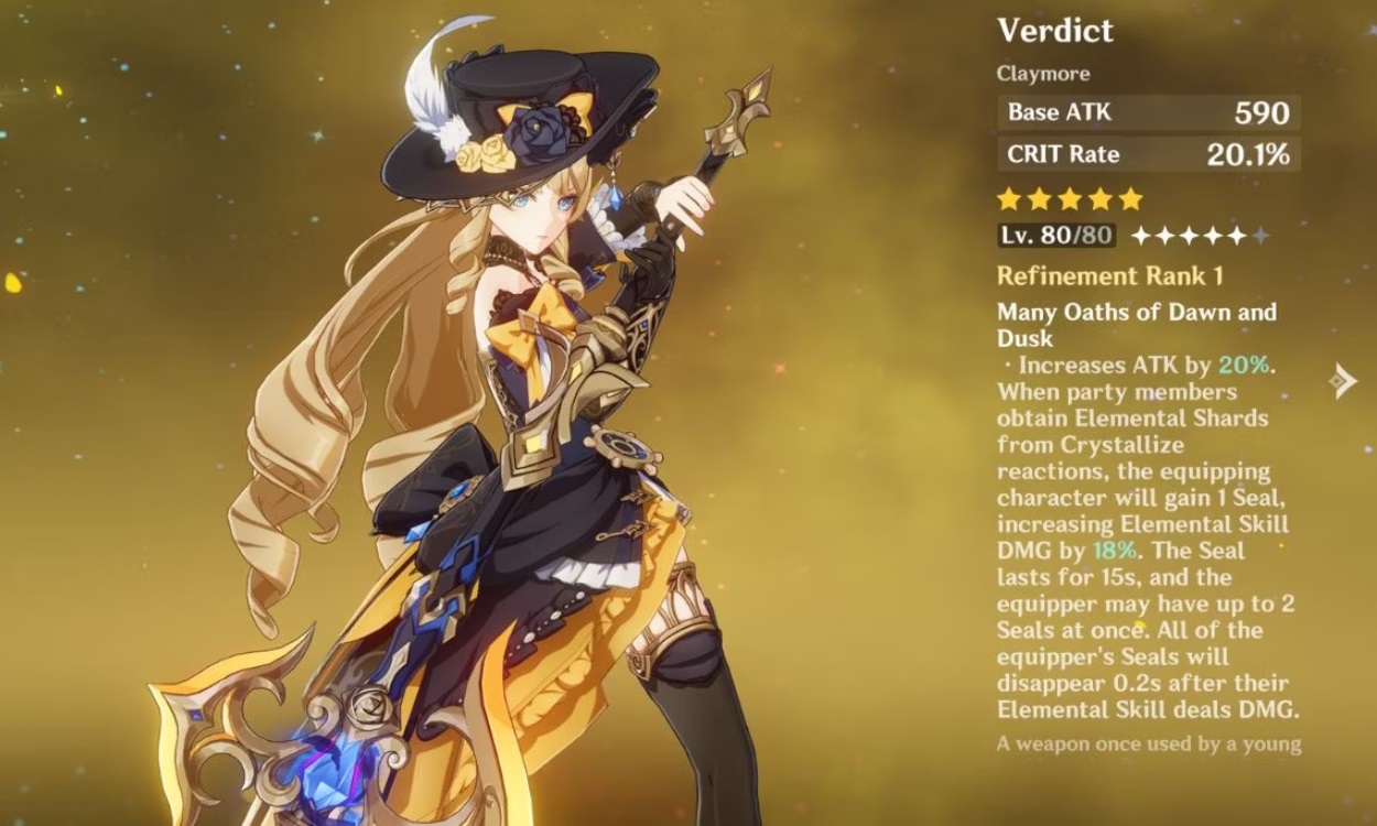 Genshin Impact Verdict Claymore Should You Pull Beebom