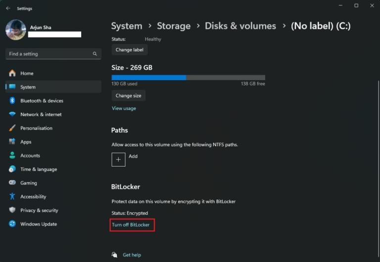 How to Disable BitLocker in Windows 11 and 10 | Beebom