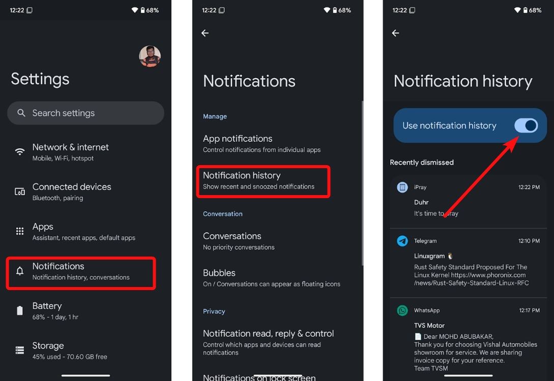How to Check Notification History on Android | Beebom