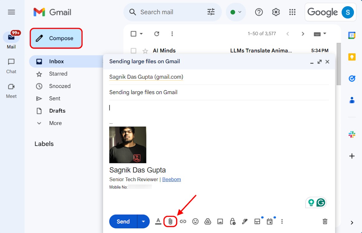 Gmail Attachment Size Limit: How to Send Larger Files | Beebom