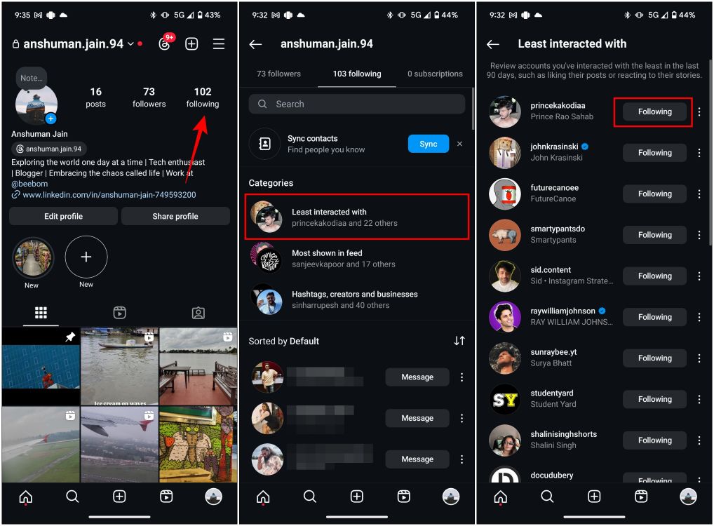 How to Mass Unfollow Users on Instagram | Beebom