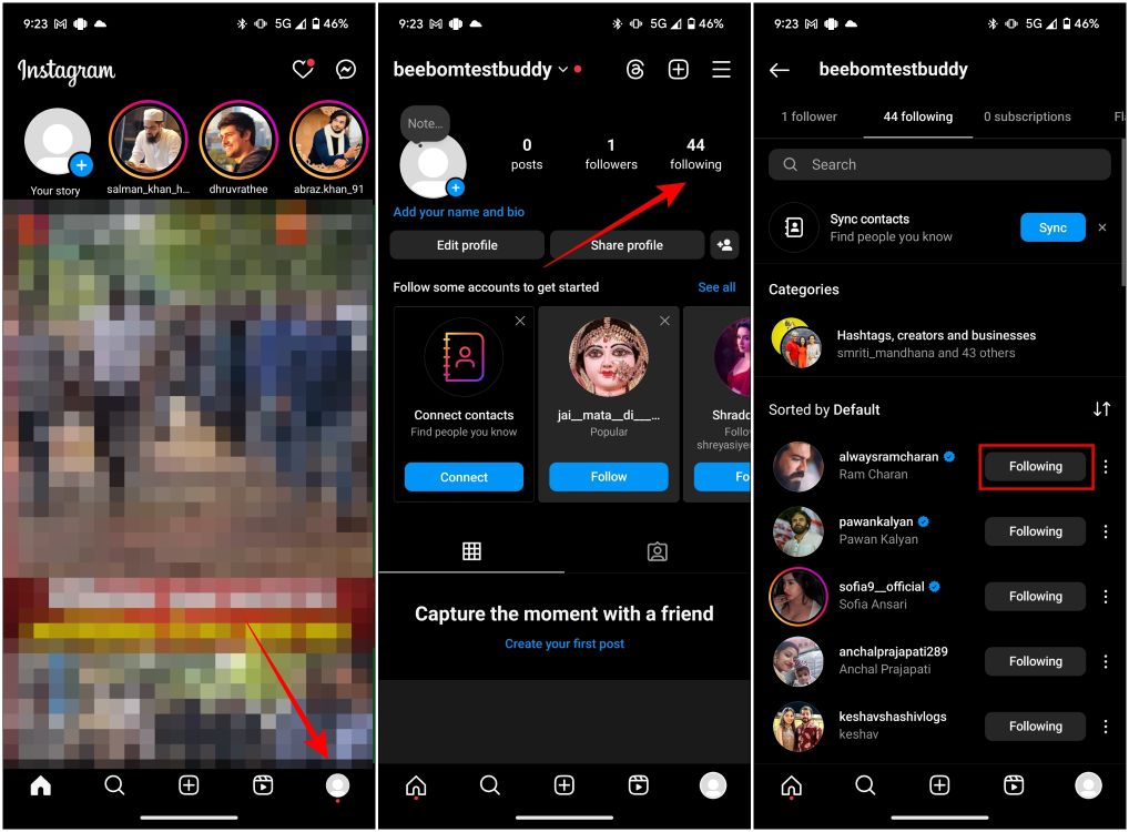 How to Mass Unfollow Users on Instagram | Beebom