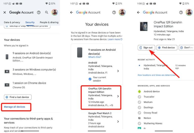 How to Log Out of Your Gmail Account on Any Device | Beebom