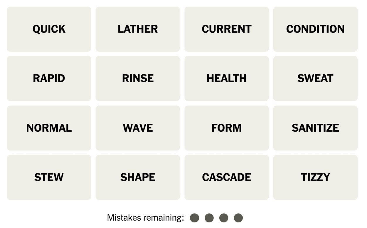 NYT Connections Today: Hints and Answers for October 1, 2024 | Beebom