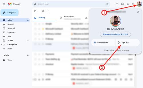 How to Log Out of Your Gmail Account on Any Device | Beebom