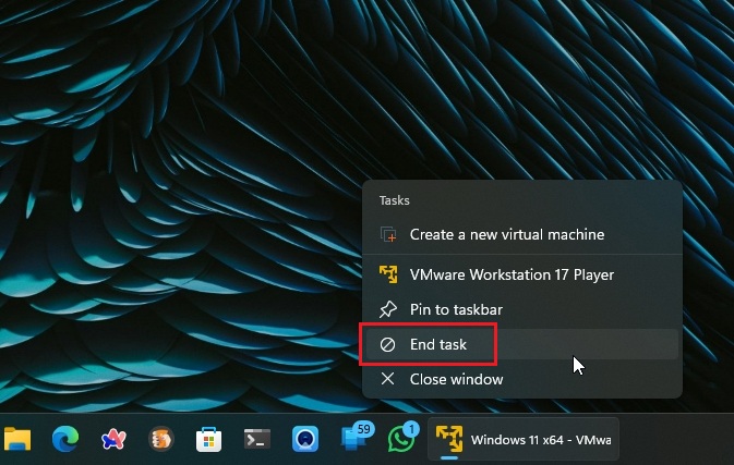 You Can Now Kill a Task from the Windows 11 Taskbar, Here's How | Beebom