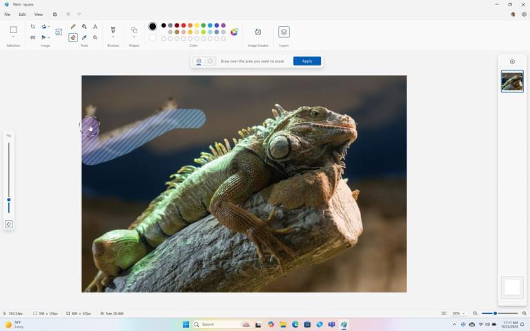 Microsoft Paint Gets an AI Upgrade with Generative Fill and Erase ...