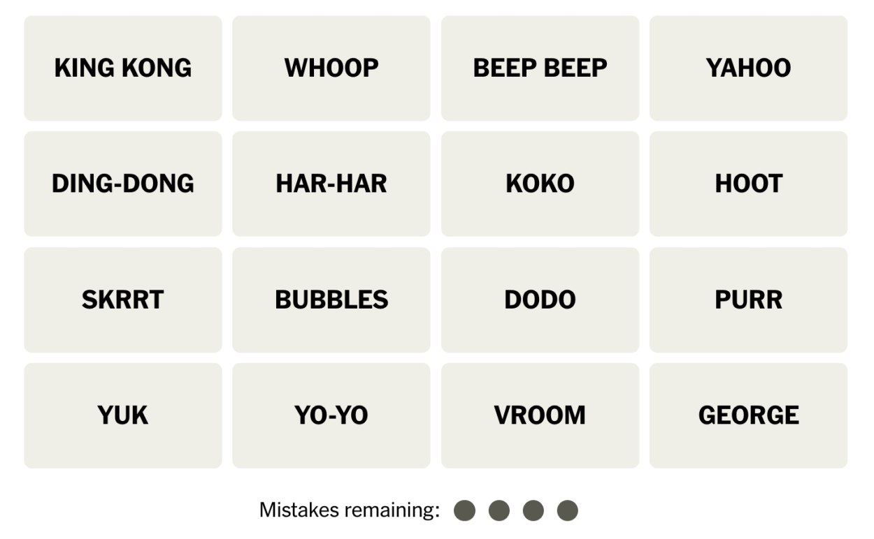 NYT Connections Today: Hints and Answers for October 7, 2024 | Beebom