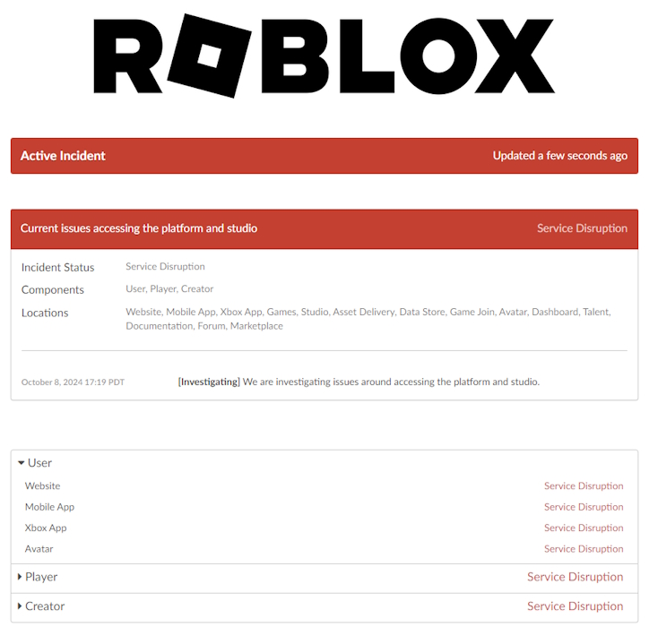 Is Roblox Down? Check Roblox Server Status | Beebom