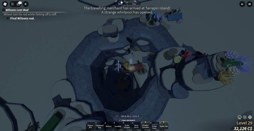 How to Get the Trident Rod in Fisch Roblox | Beebom