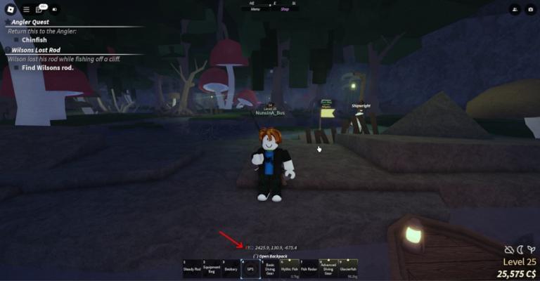 Roblox Fisch How To Get Gps And Use It To Find Coordinates Beebom