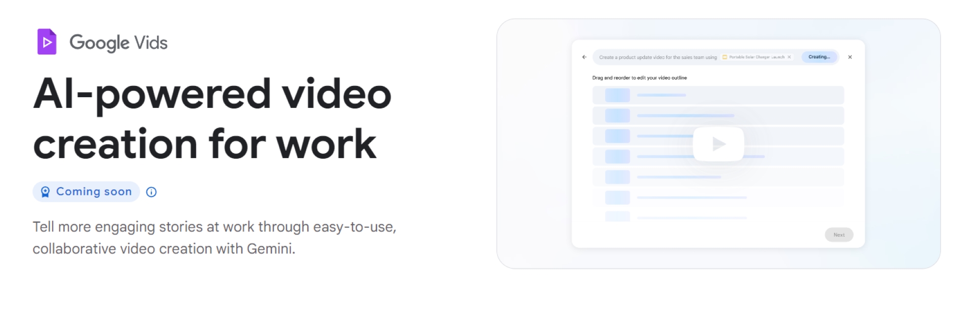 Google Vids AI Video Creation Tool Arrives for Workspace Users | Beebom