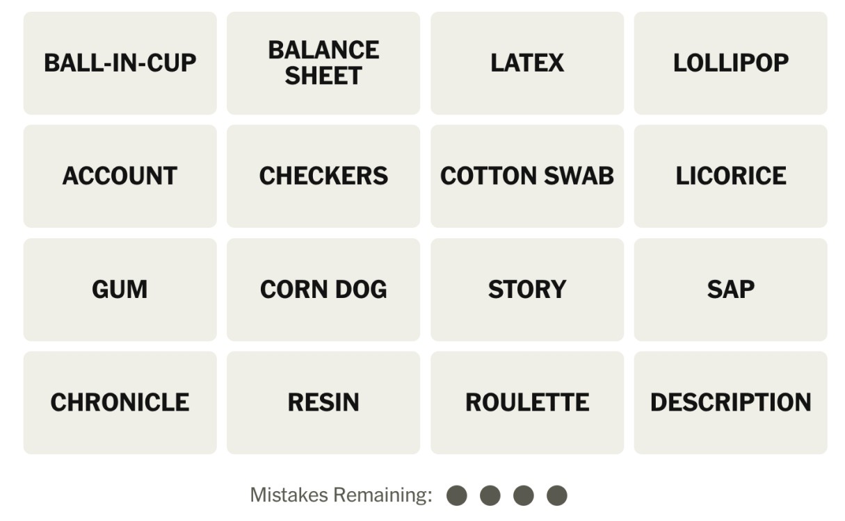 NYT Connections Today: Hints and Answers for November 23, 2024 | Beebom