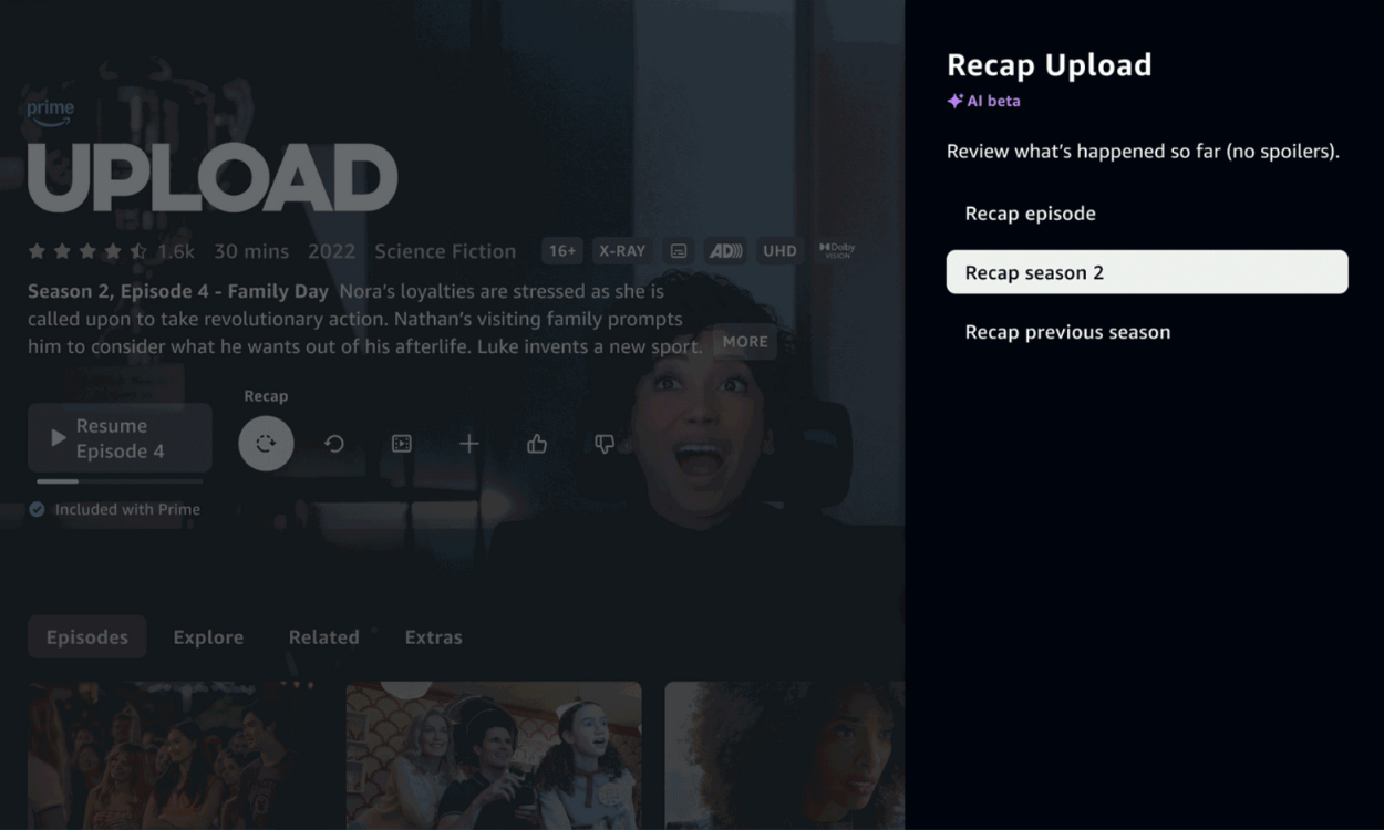Lost in a TV Show? Prime Video's New AI X-Ray Recaps Feature Has You ...