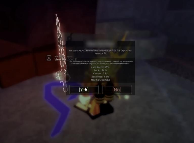 How to Get the Rod of the Depths in Fisch Roblox | Beebom