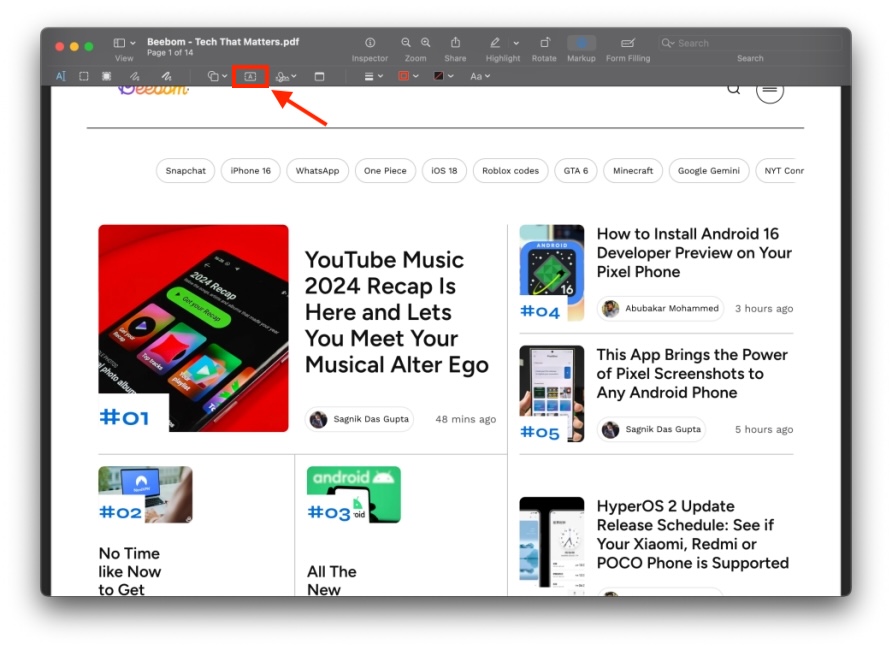 How to Edit a PDF on Mac | Beebom
