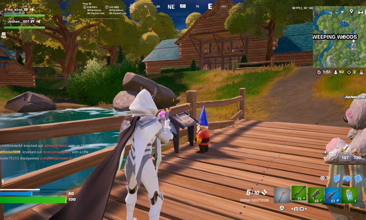 All Hidden Gnomes Locations in Fortnite Chapter 2 Remix | Beebom