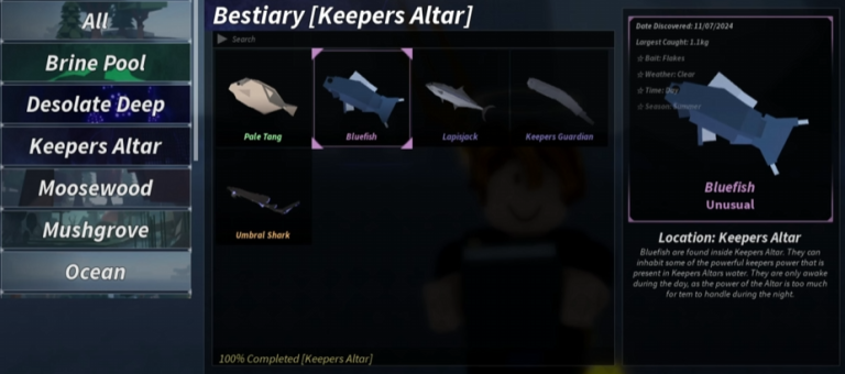 Roblox Fisch Keeper's Altar: How to Find, Full Bestiary, and More | Beebom