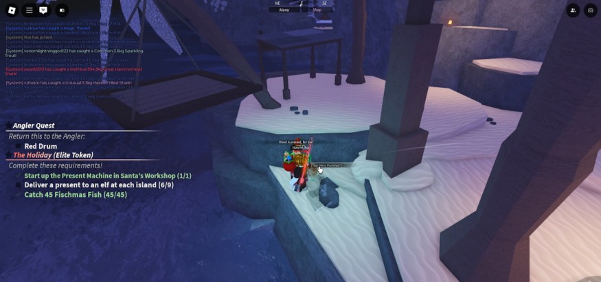 How to Complete Roblox Fisch Santa Quests | Beebom