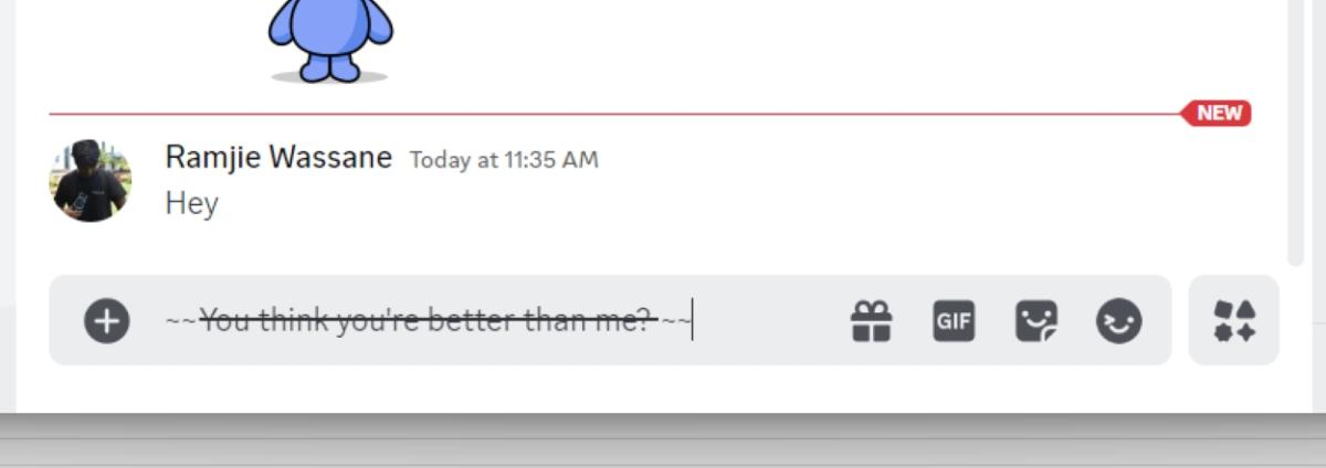 How to Strikethrough Text on Discord | Beebom