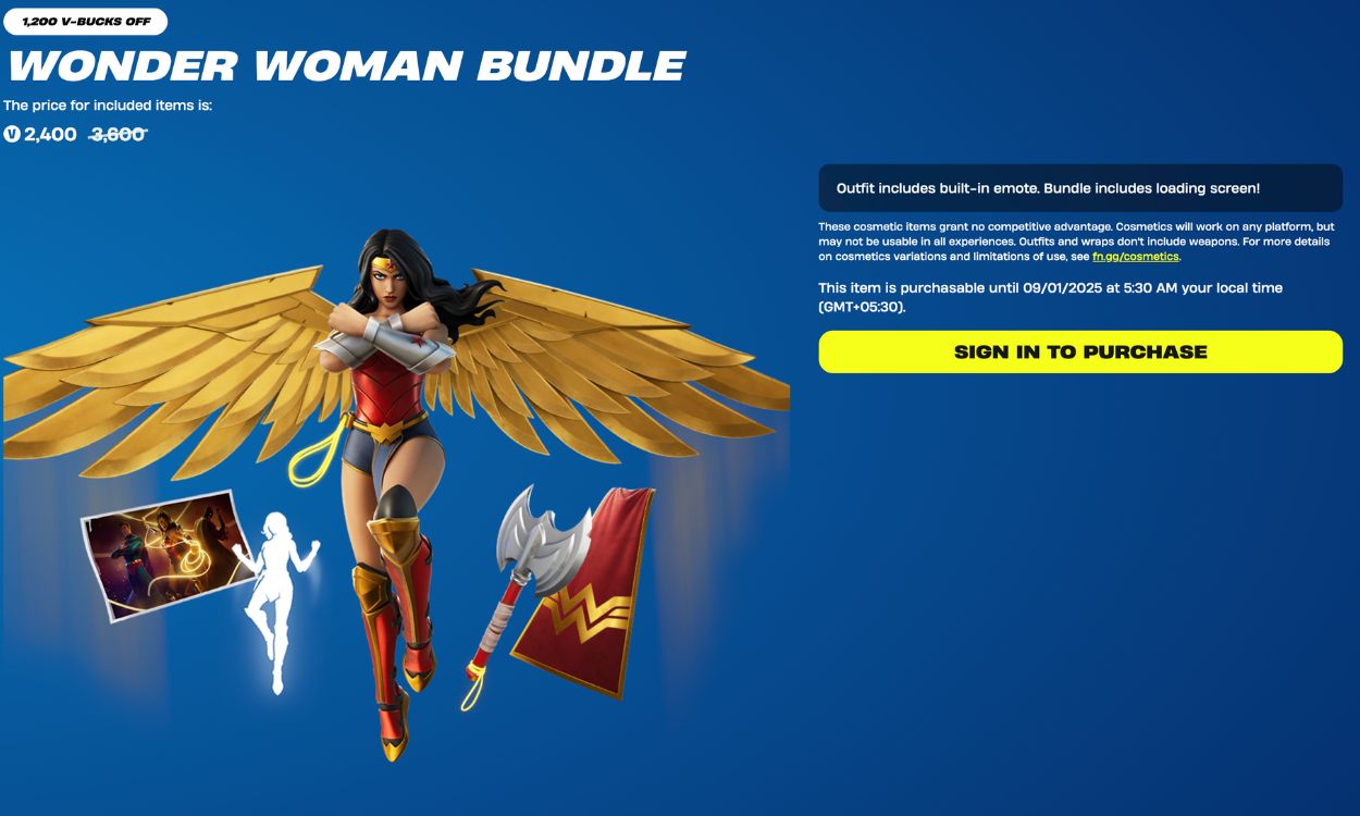 Fortnite Brings Back Rare Wonder Woman Skin; Here's How to Get It | Beebom