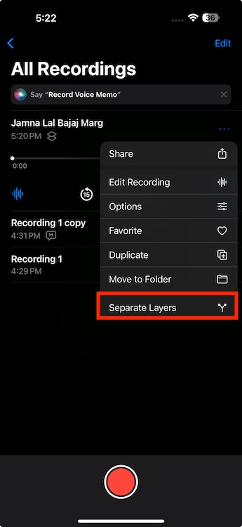 How to Use Layered Voice Memos in iOS 18.2? | Beebom