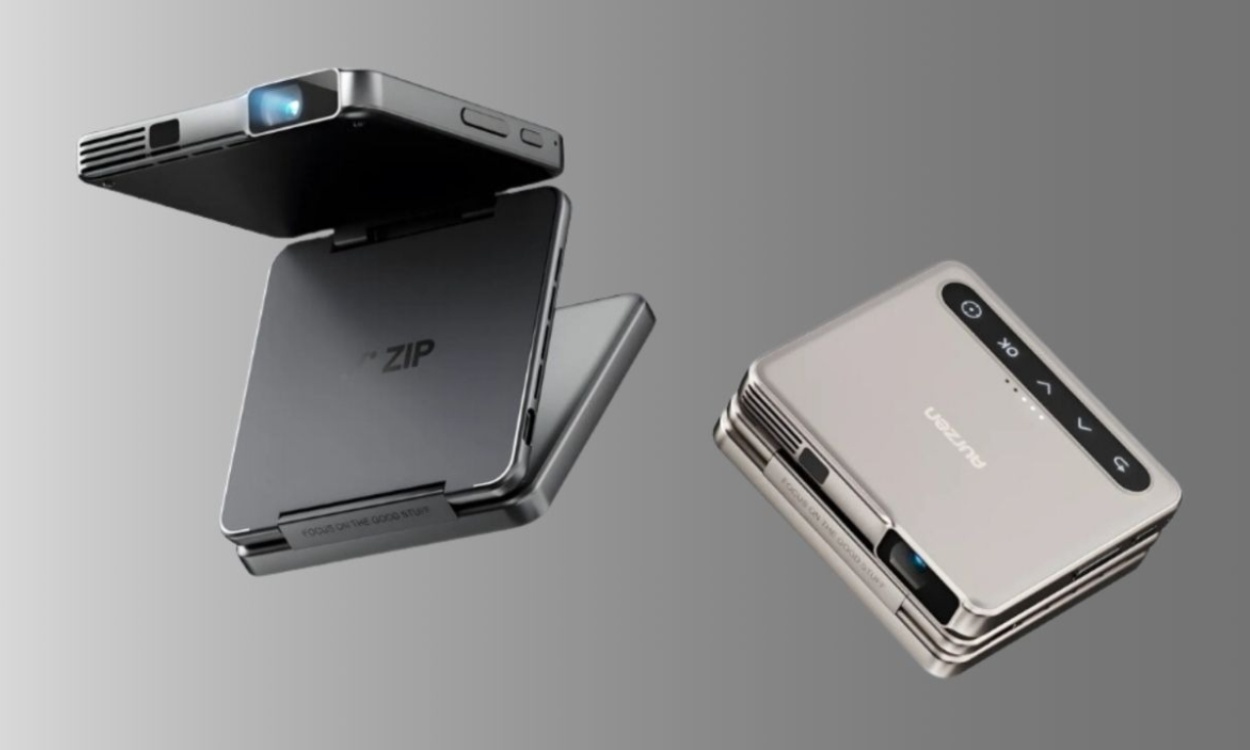 CES 2025: Aurzen Shows off ZIP, a Foldable Projector That Streams ...