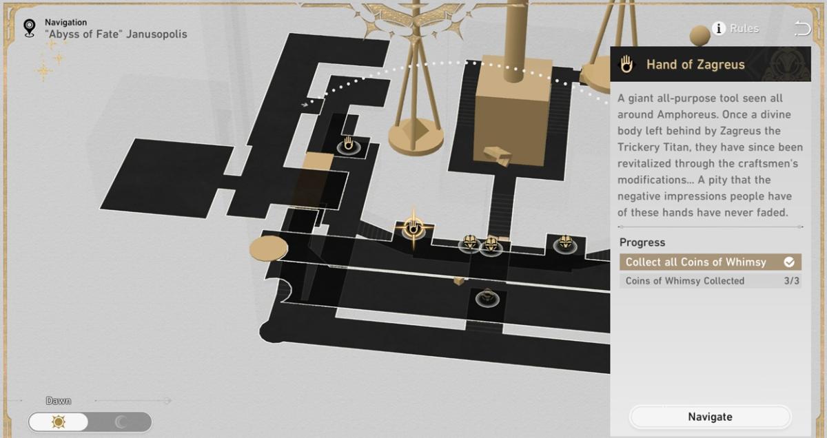 HSR 3.0 Hand of Zagreus: All Coins of Whimsy Location | Beebom