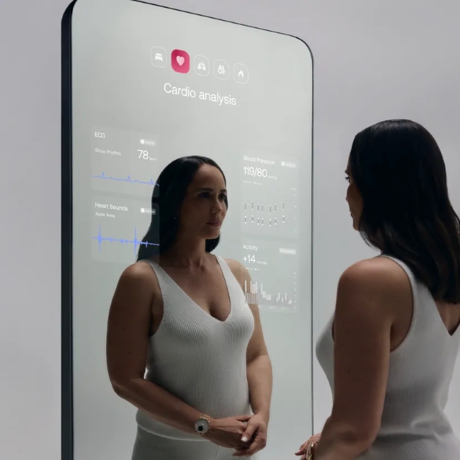 CES 2025: Withings Showcases Omnia, a Body-Scanning Smart Mirror with AI | Beebom