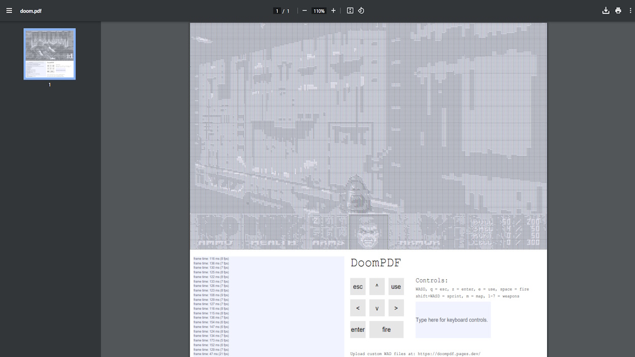 I Tried Doom in a PDF and It's Nostalgia Through Words | Beebom