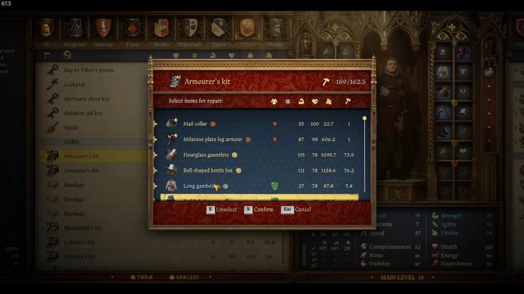 How to Repair Weapons, Armor and Clothes in Kingdom Come Deliverance 2 ...