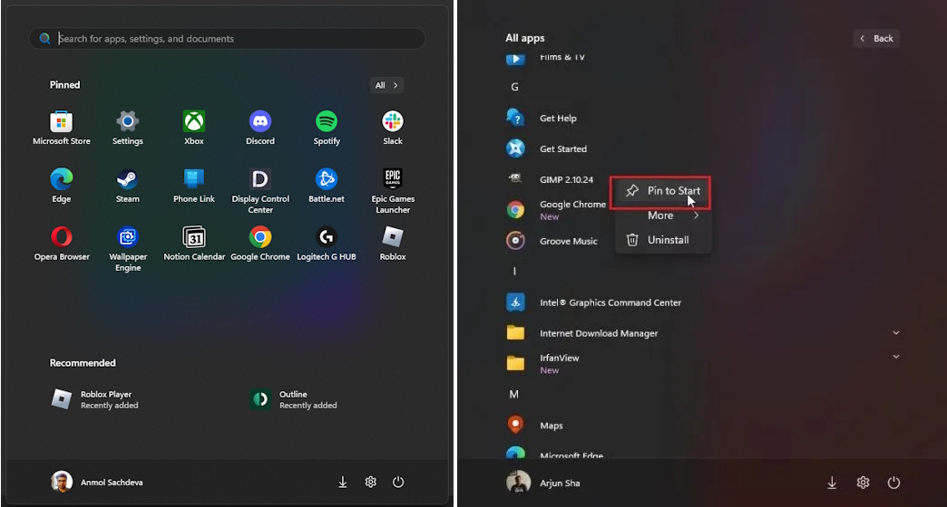 How to Customize the Start Menu on Windows 11 in 2025 | Beebom
