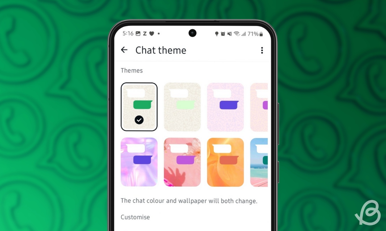 How to Change Chat Theme on WhatsApp | Beebom