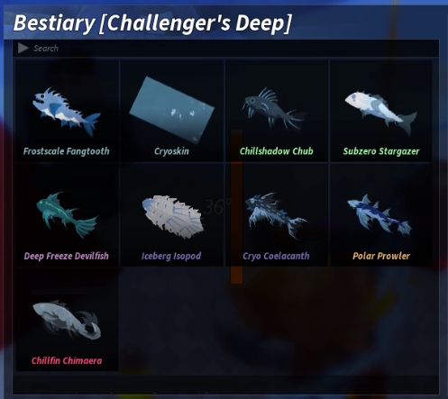 How to Complete Challenger's Deep Bestiary in Fisch | Beebom